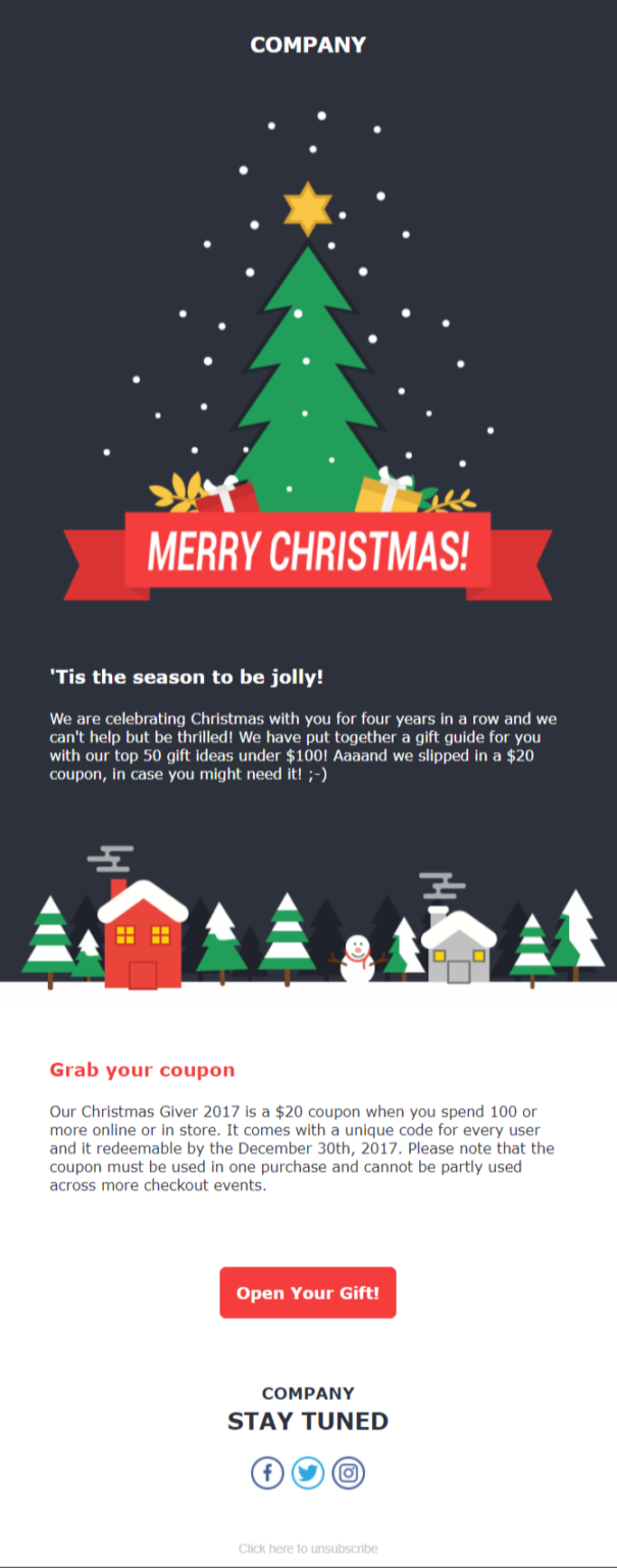 19 Free Christmas Email Templates For 2022/2023