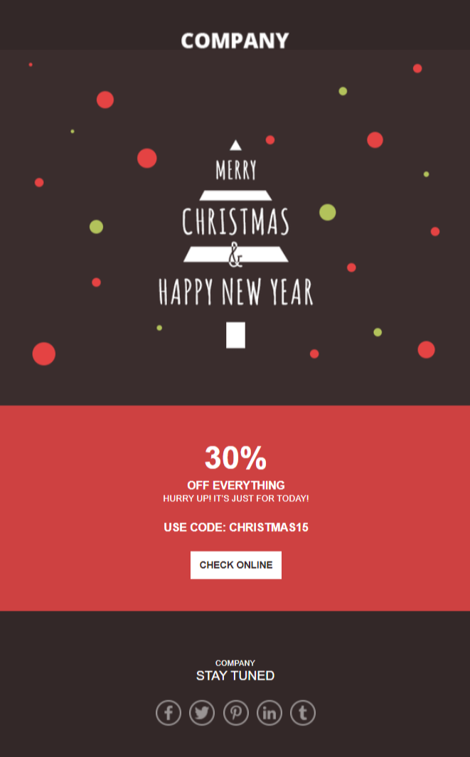 25 Free Christmas Email Templates to Use In 2025