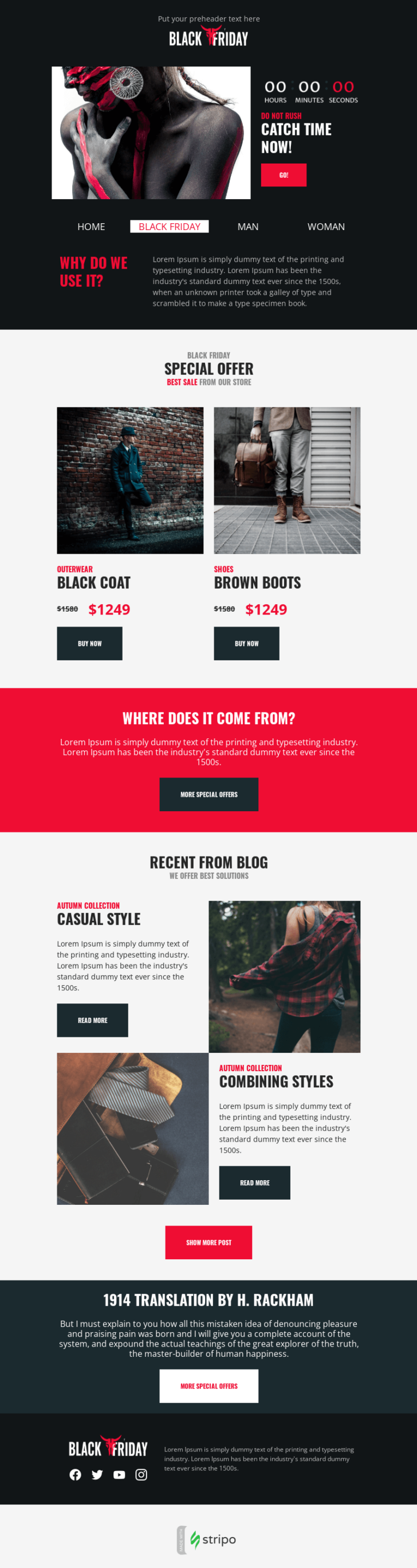 10 Sales-Boosting Black Friday Newsletter Templates [2023]