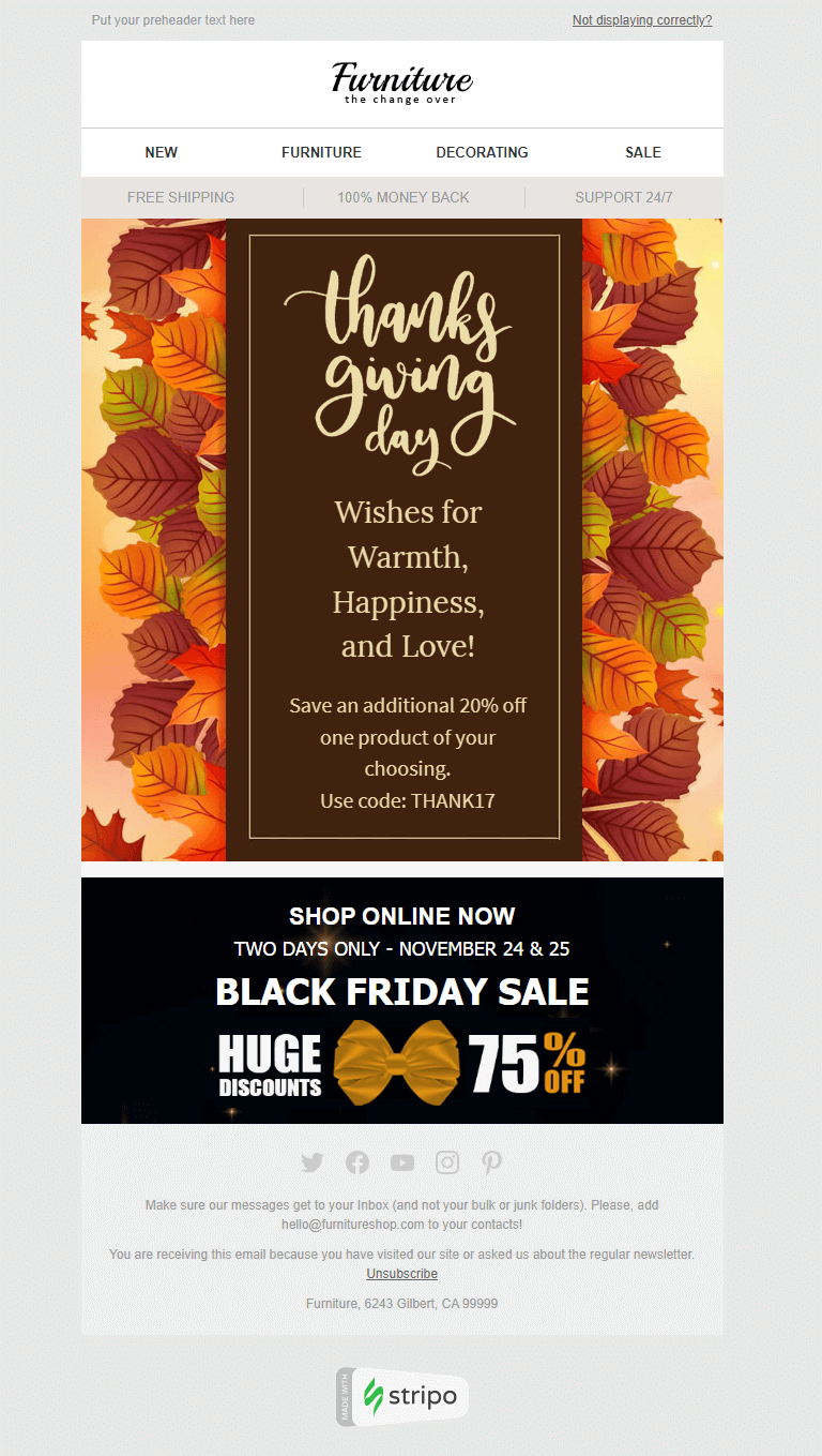 12 Free Thanksgiving Newsletter Templates [2025]