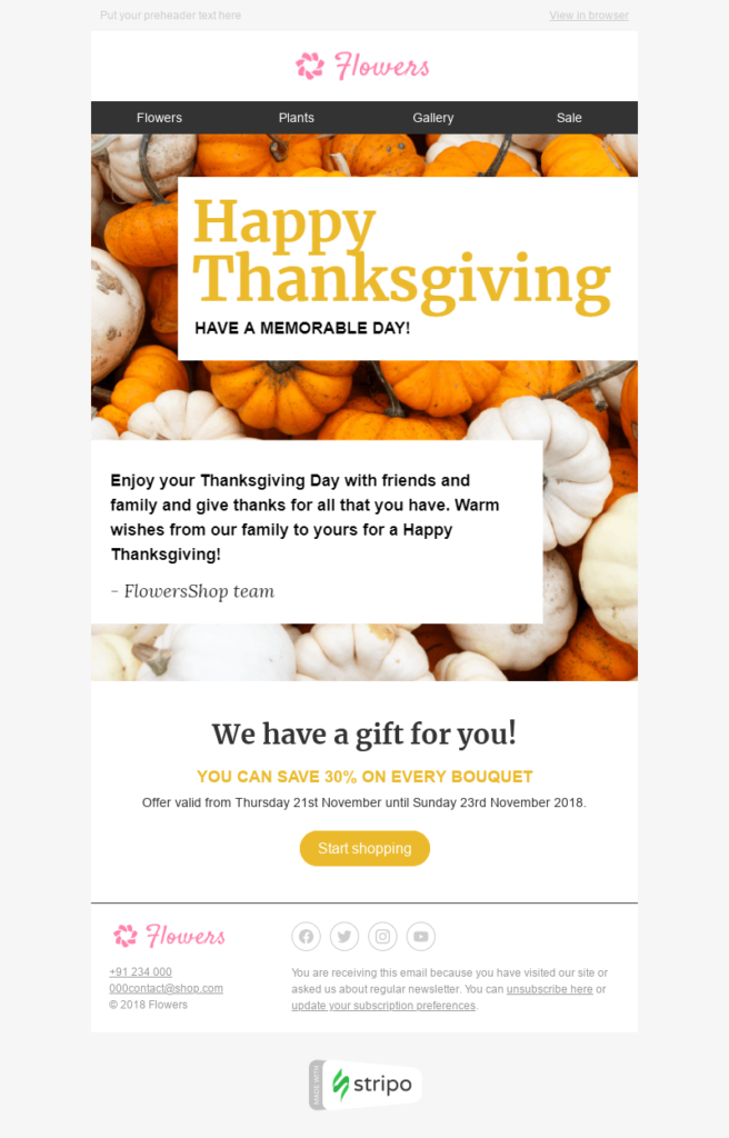 12 Free Thanksgiving Newsletter Templates [2025]