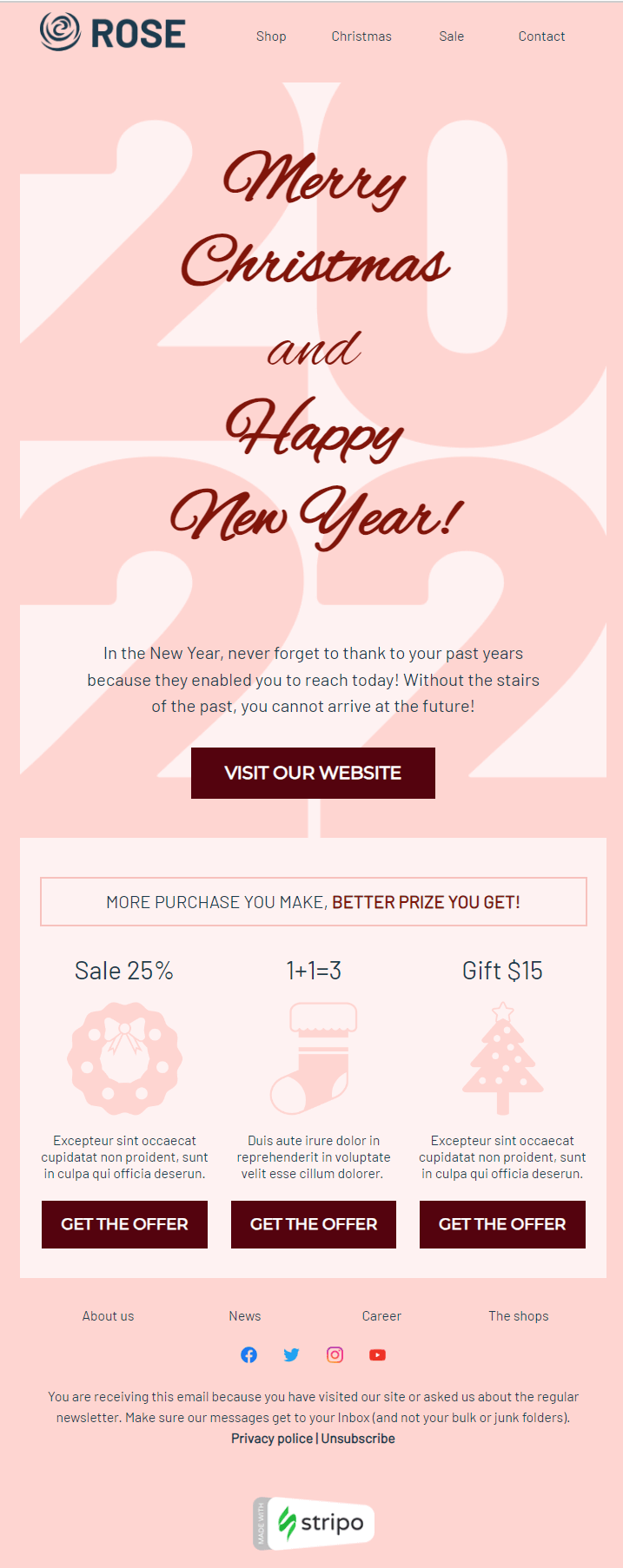 13 Free New Year Email Templates For 2026