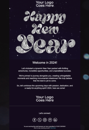 13 Free New Year Email Templates For 2026