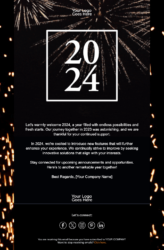 13 Free New Year Email Templates For 2026