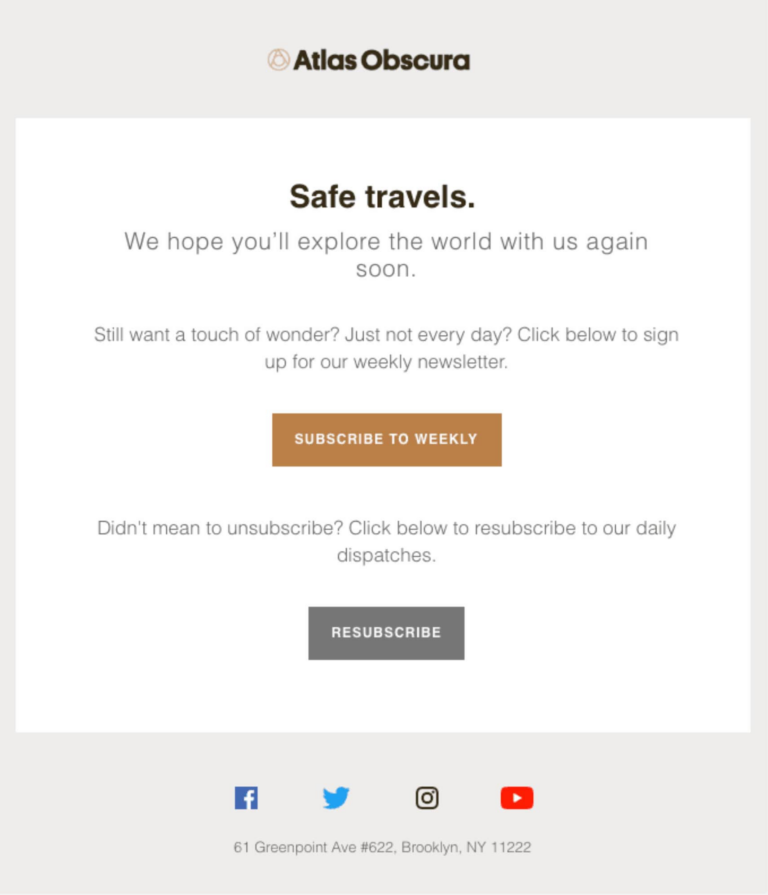 10 Great Unsubscribe Page Examples To Inspire You [2025]