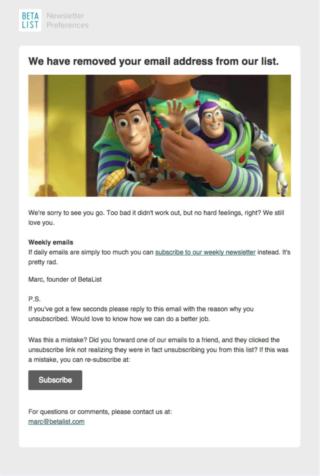 10 Great Unsubscribe Page Examples To Inspire You [2025]