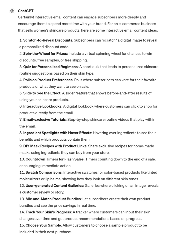 27 Innovative ChatGPT Prompts For Email Marketing