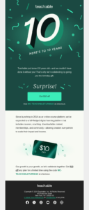 Milestone Emails: Benefits, Types & Examples [2025]