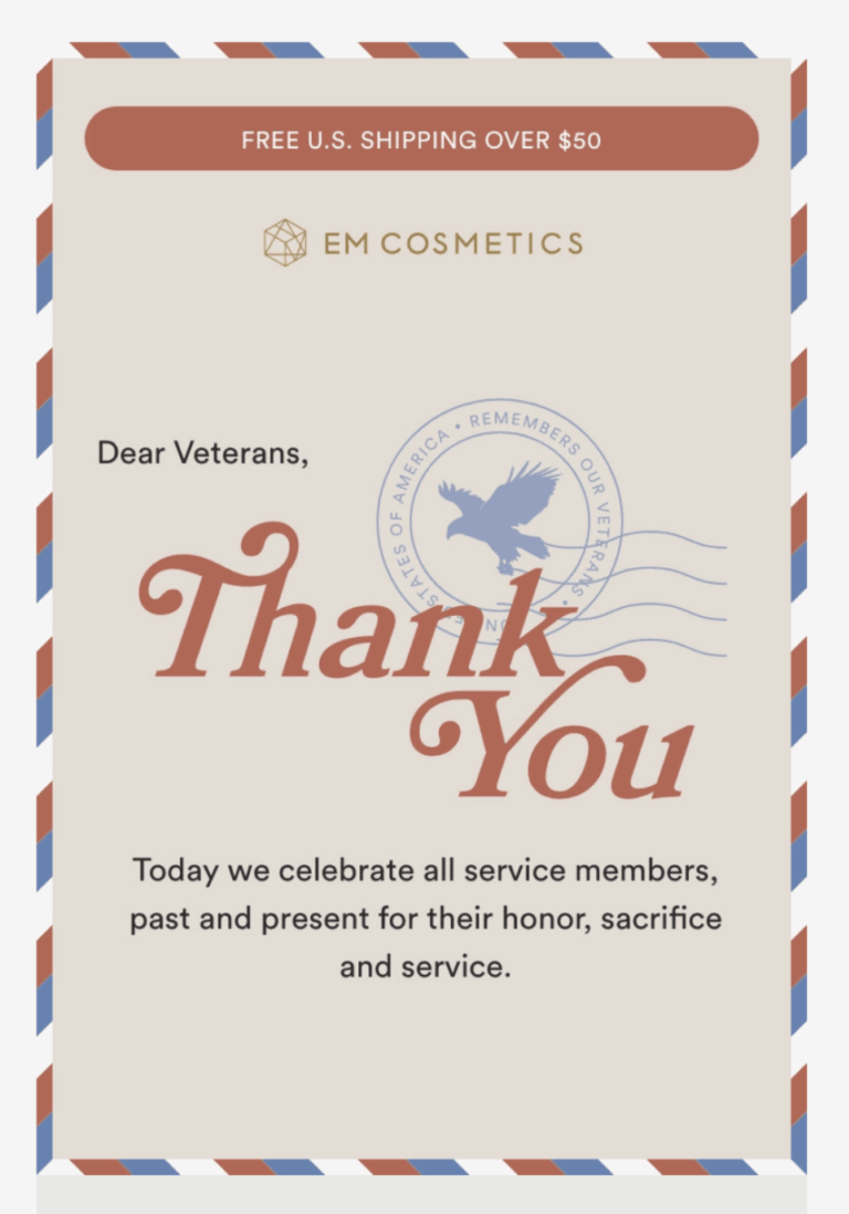 Veterans Day Email Examples: Real Campaigns That Work [2025]
