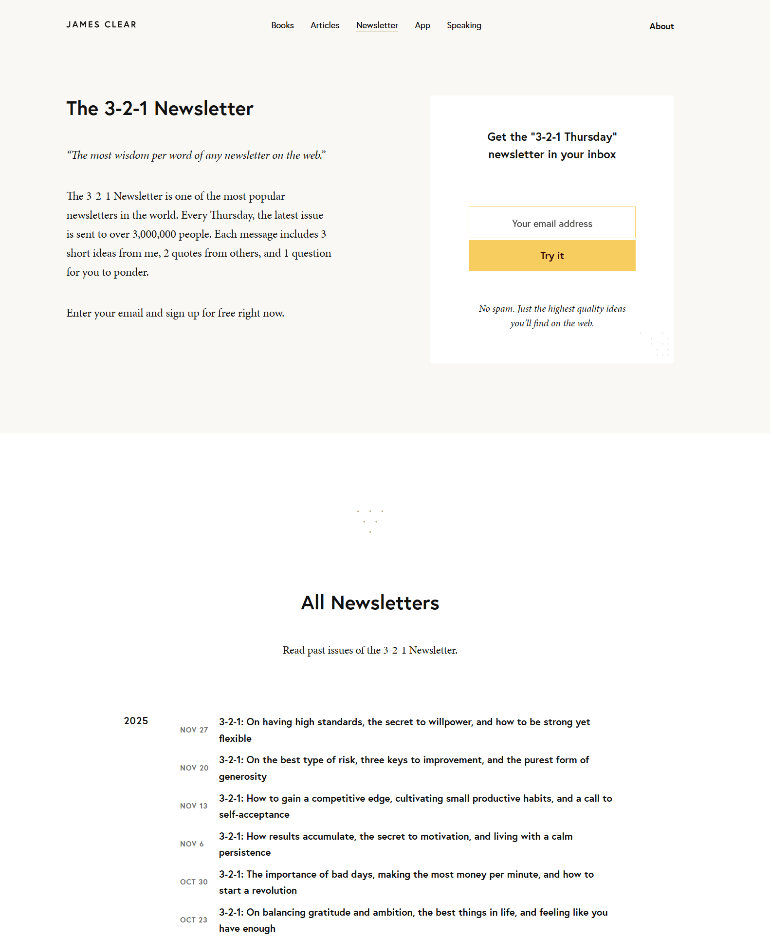8 Best Newsletter Landing Page Examples & Best Practices [2025]
